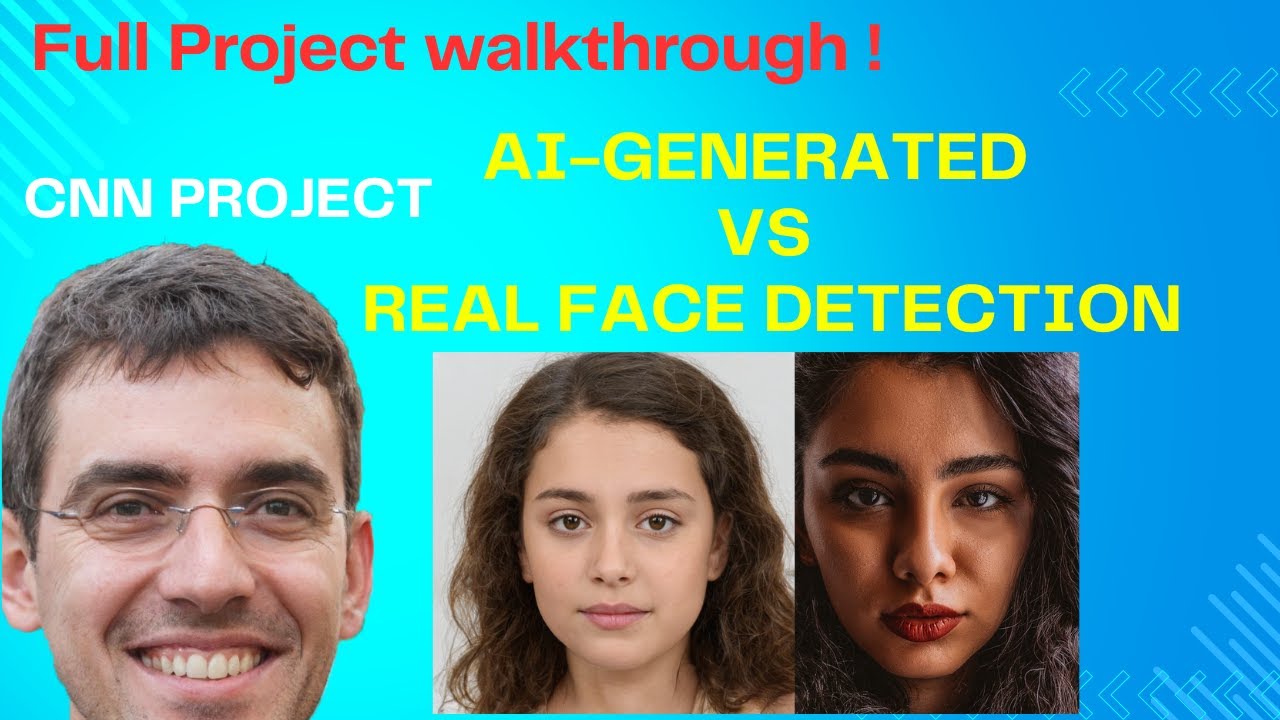 CNN Project: AI-Generated vs Real Face Detection | Deepfake Classifier