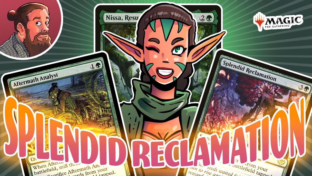 68 Card Splendid Reclamation Landfall Combo
