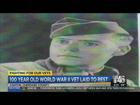 100 year old WWII veteran laid to rest in Canton