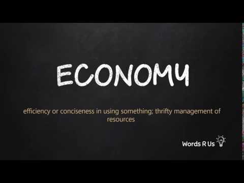 How to Pronounce ECONOMY in American English
