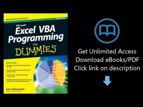 Download Excel VBA Programming For Dummies PDF