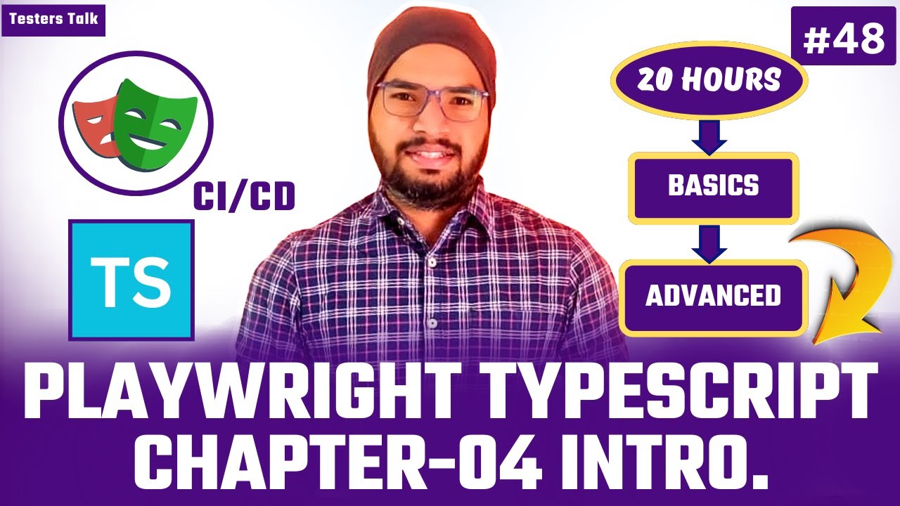 Playwright TypeScript #48 Chapter 04 Introduction | Playwright Full Course