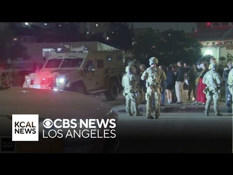 Immigration protests last overnight in Los Angeles following surprise ICE detainments