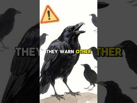 Crows Never Forget and Can Hold Grudges