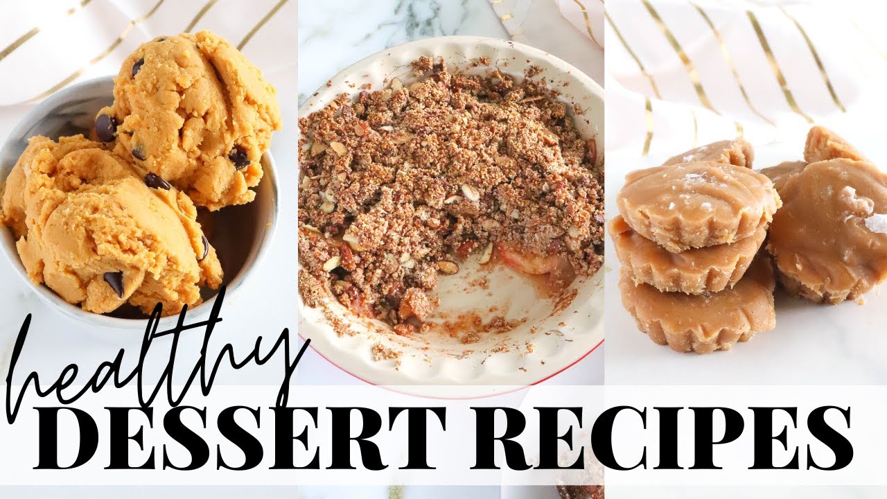 Healthy Dessert Ideas: Easy, Vegan, Paleo Recipes - Cooking Videos