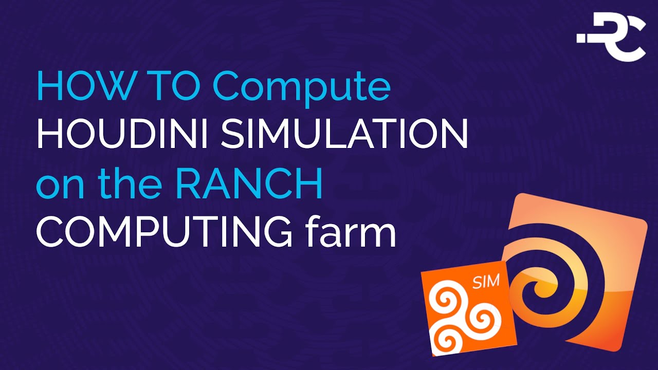 How to render Houdini Simulation on the RANCH