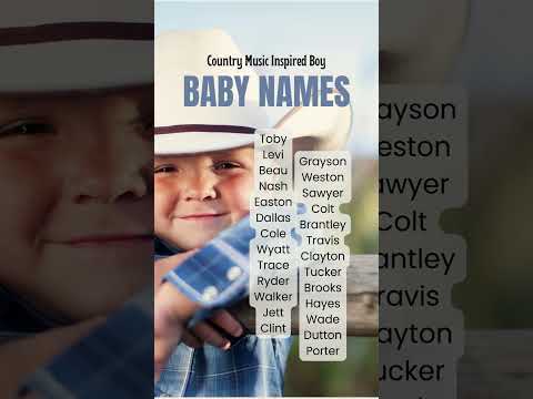 ๐ค Country-Inspired Baby Boy Names That Hit All the Right Notes! ๐ธ๐พ #babynames #country #babyboy
