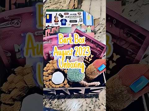 Bark Box August 2023 Unboxing #shorts #barkbox #unboxing #dog #pets #fyp #weeklyfluff #doglover #fy