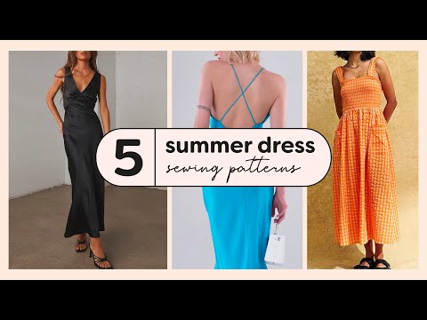 5 Summer Dresses You Should Sew! + FREE PATTERN! 🌸