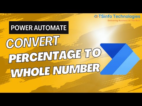 Power Automate Convert Percentage to Whole Number