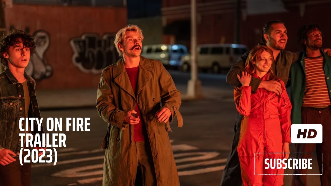 CITY ON FIRE Trailer (2023) Alexandra Doke - Wyatt Oleff