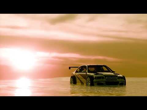 4K PC Live Wallpaper Preview – BMW M3 GTR Sunset Ocean Loop Background