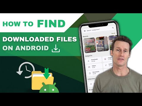 How to find downloaded files on Android