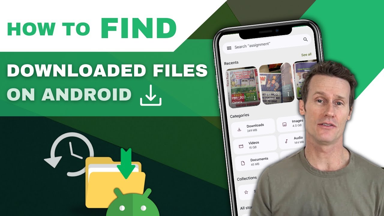 How to find downloaded files on Android