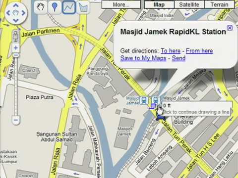 Google Maps Malaysia - My Maps Overview