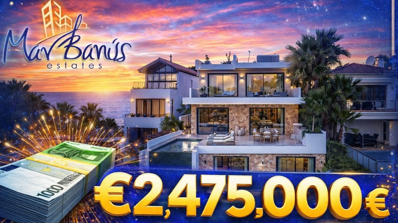 Inside a €2,475,000 Luxury Villa in Marbella | Pool, Jacuzzi & Incredible Views