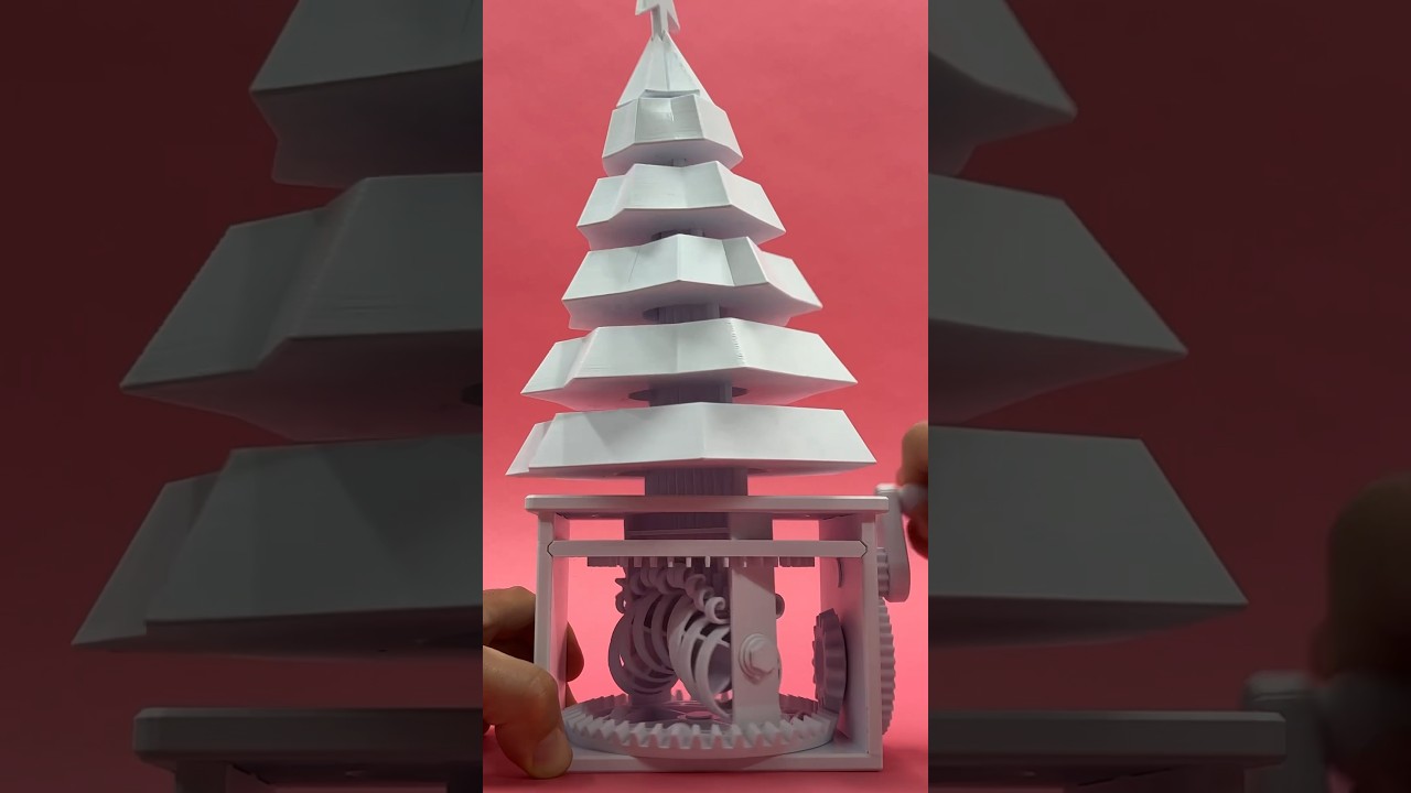 Mechanical Christmas Decor (3D Printed)