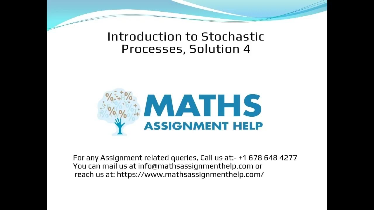 Stochastic Processes Assignment Help