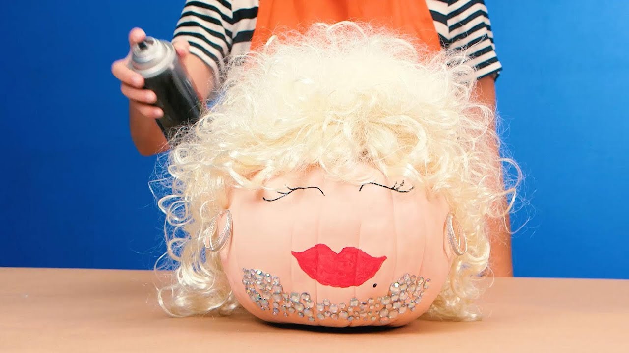 This Dolly-Inspired Pumpkin Has Rhinestones & Big Hair | Southern Living