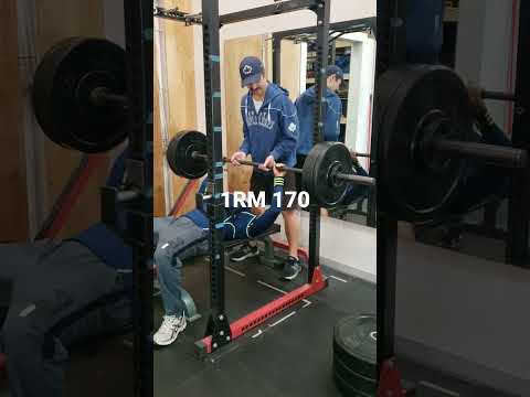 Dec 10 1RM Bench Press @ 170 pounds