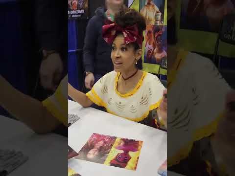 We met Dolores from Encanto! Adassa - The Wonderful Actress who played Dolores Madrigal in Encanto!