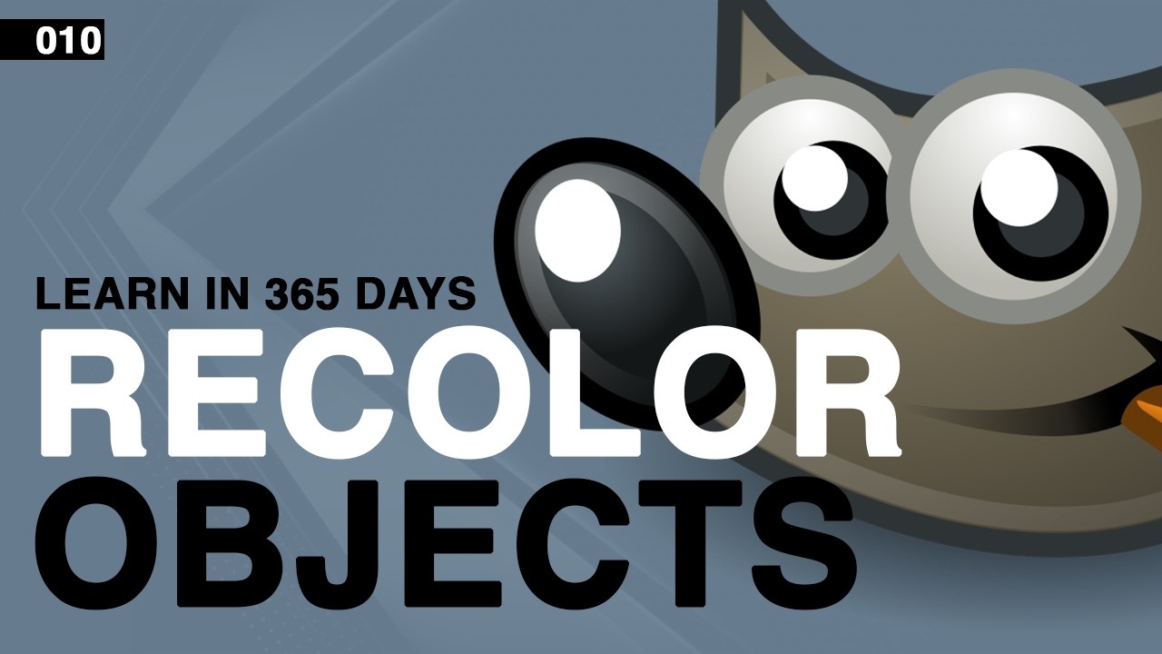 How to Recolor Simple Objects in Gimp