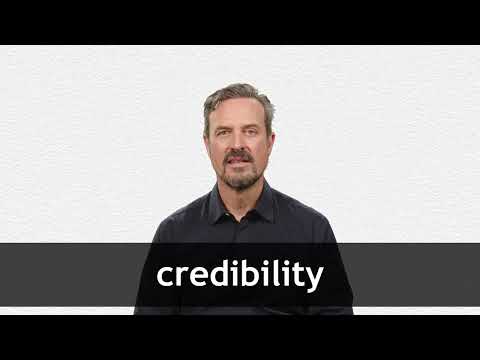 CREDIBILITY definition and meaning | Collins English Dictionary