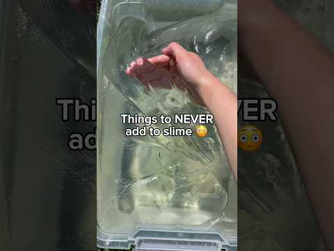 Things to NEVER ADD to SLIME! 😱😳 Adding TOO MANY ingredients *satisfying DIY slime asmr*