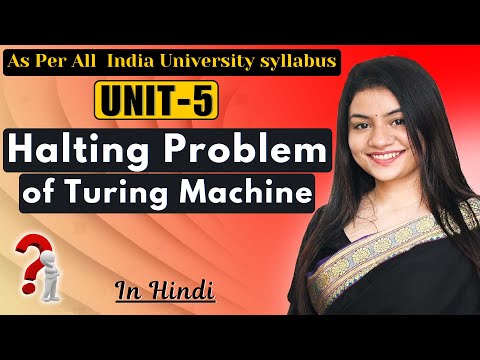 HALTING PROBLEM | UNIT 5 | TAFL | TOC | AUTOMATA THEORY #automatatheory #tafl #learncswitharshi #toc