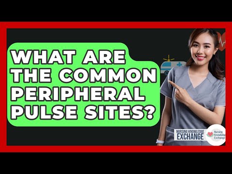 What Are The Common Peripheral Pulse Sites? - Nursing Knowledge Exchange