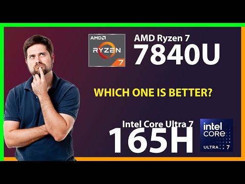AMD Ryzen 7 7840U vs INTEL Core Ultra 7 165H Technical Comparison