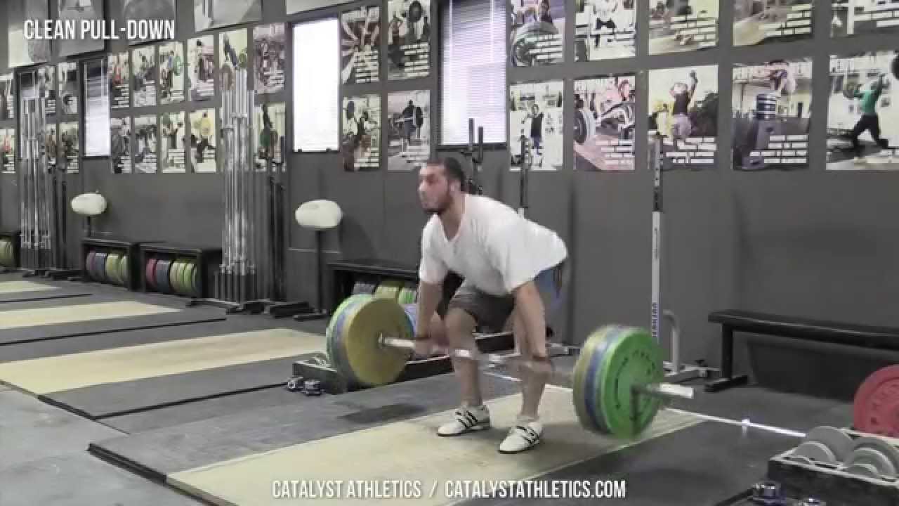Clean Speed Pull - Olympic Weightlifting Exercise Library: Demo Videos ...