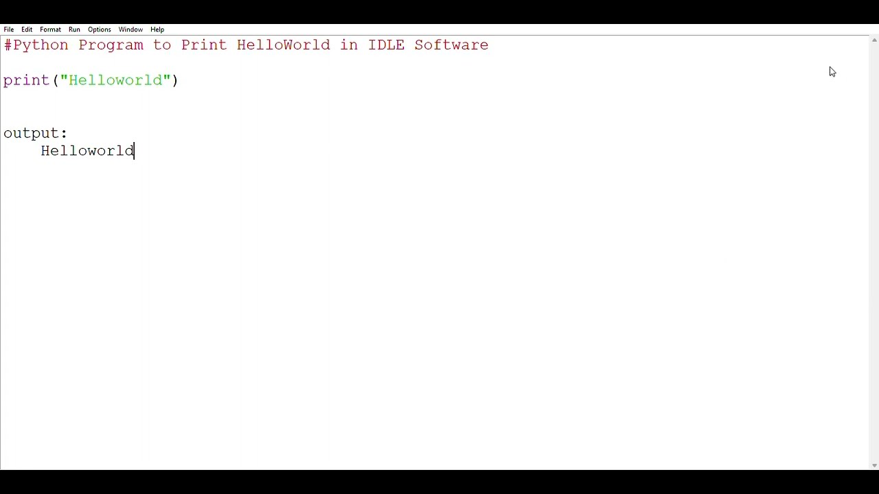 HELLO WORLD PROGRAM IN PYTHON-First Python Program|@YouTube