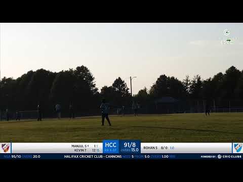 HCL T20 Div 4 2025 - Nova Scotia Avengers Cricket Club Vs Halifax Cricket Club - Cannons