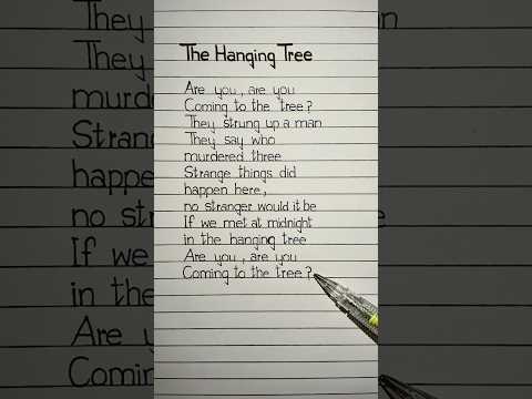 The Hanging Tree Lyrics Song by James Newton Howard #thehangingtree #lyrics #jamesnewtonhoward