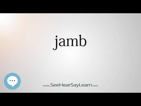 jamb - Smart & Obscure English Words Defined 👁️🔊🗣🧠✅