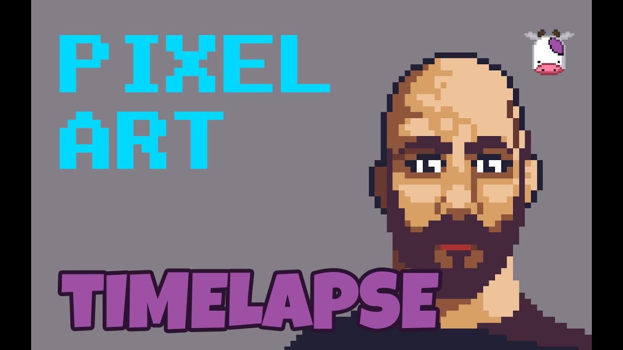 Timelapse Pixelart - Selfie Portrait