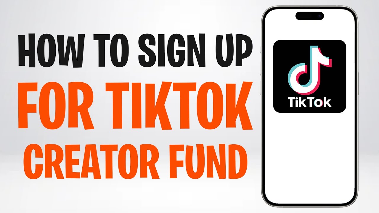 How to Sign Up / Apply for the TikTok Creator Fund (2026) ✅