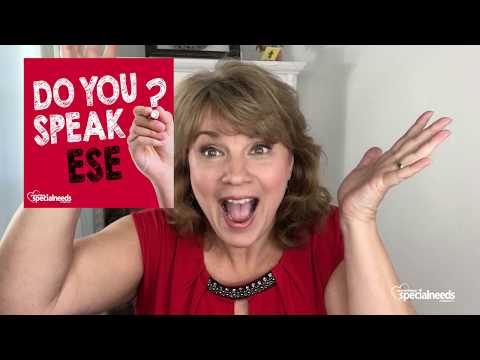What do the acronyms and terms stand for in Special Education (ESE)?
