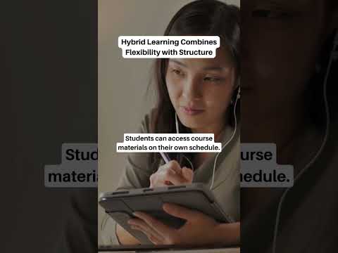 Hybrid Learning Combines Flexibility with Structure