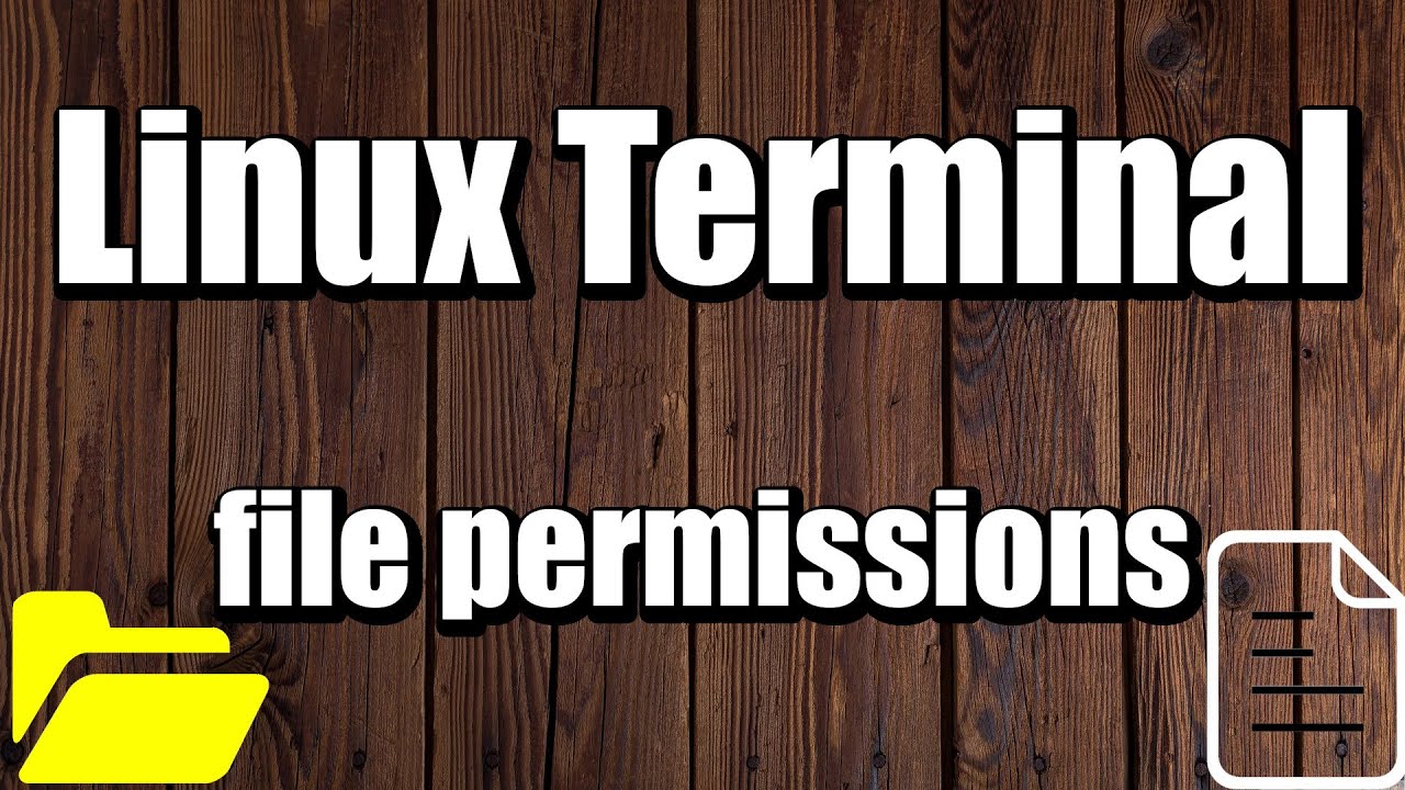 Linux Terminal Changing File Ownership and Permissions