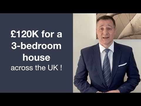It costs below £120K to build a 3-bedroom house in the UK