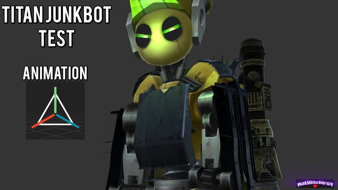 Titan junkbot test | Prisma 3d animation test