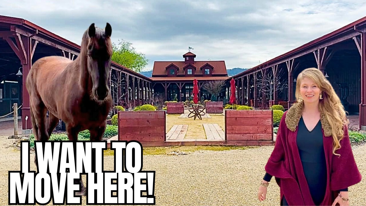 Touring A LUXURY Horse Stable & Winery in California! @tamberbeyvineyards8765