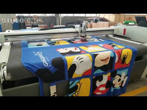 CNC Blanket Cutting Machine with Oscillating Knife Cutter | STYLECNC