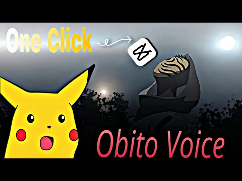 ποΈ "How to Make Obito Uchihaβs Voice with AI (Tobi Voice Tutorial) | CapCut Editing Guide"