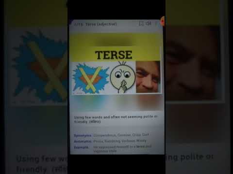 Synonyms of TERSE ll IELTS vocabulary
