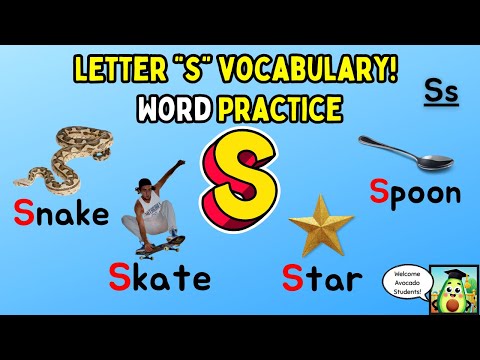Learn Letter "S" Vocabulary Words | ESL English for All Ages
