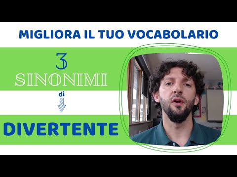 3 sinonimi 'DIVERTENTE'