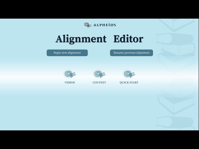 Alpheios Alignment Editor